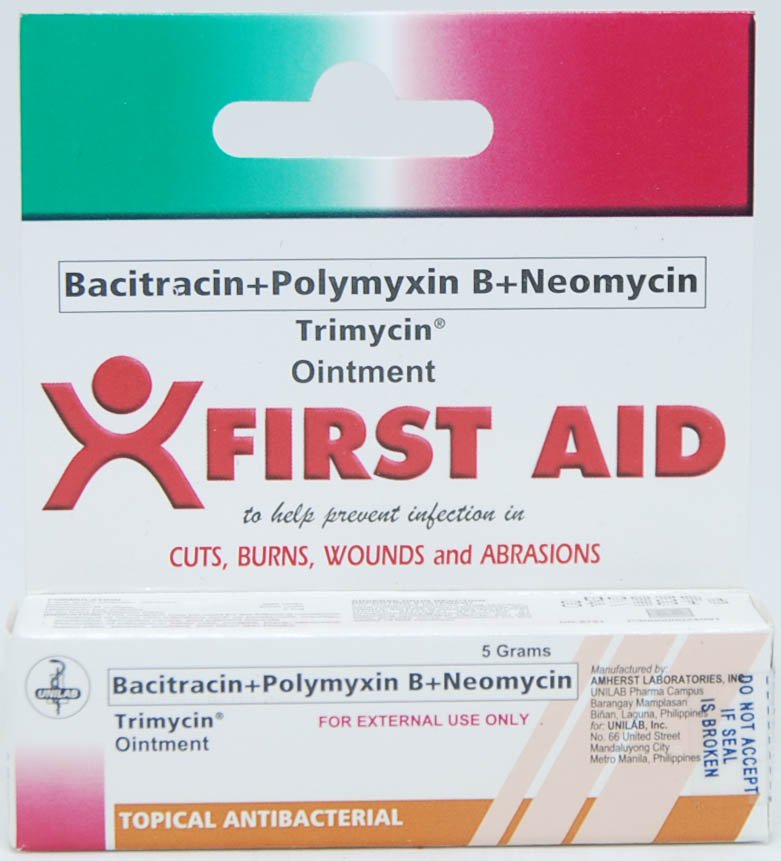 Trimycin Bacitracin Polymyxin B Sulfate Neomycin 200units
